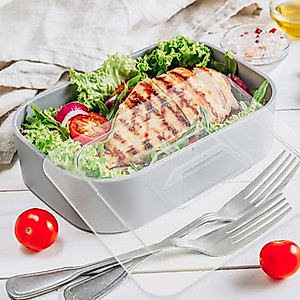 ABOOFAN Polycarbonate Hotel Pan Lids with Handle, 4pcs 1/6 Size Clear Acrylic Food Pan Lid Steam Table Pan Cover Food Storage Containers Covers for Restaurant Hotel