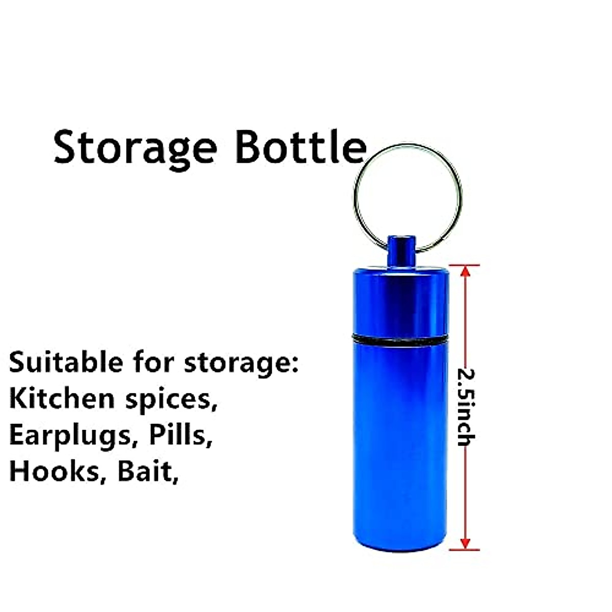 Portable Mini Pepper Shaker Sets (Blue)(4 Pack)