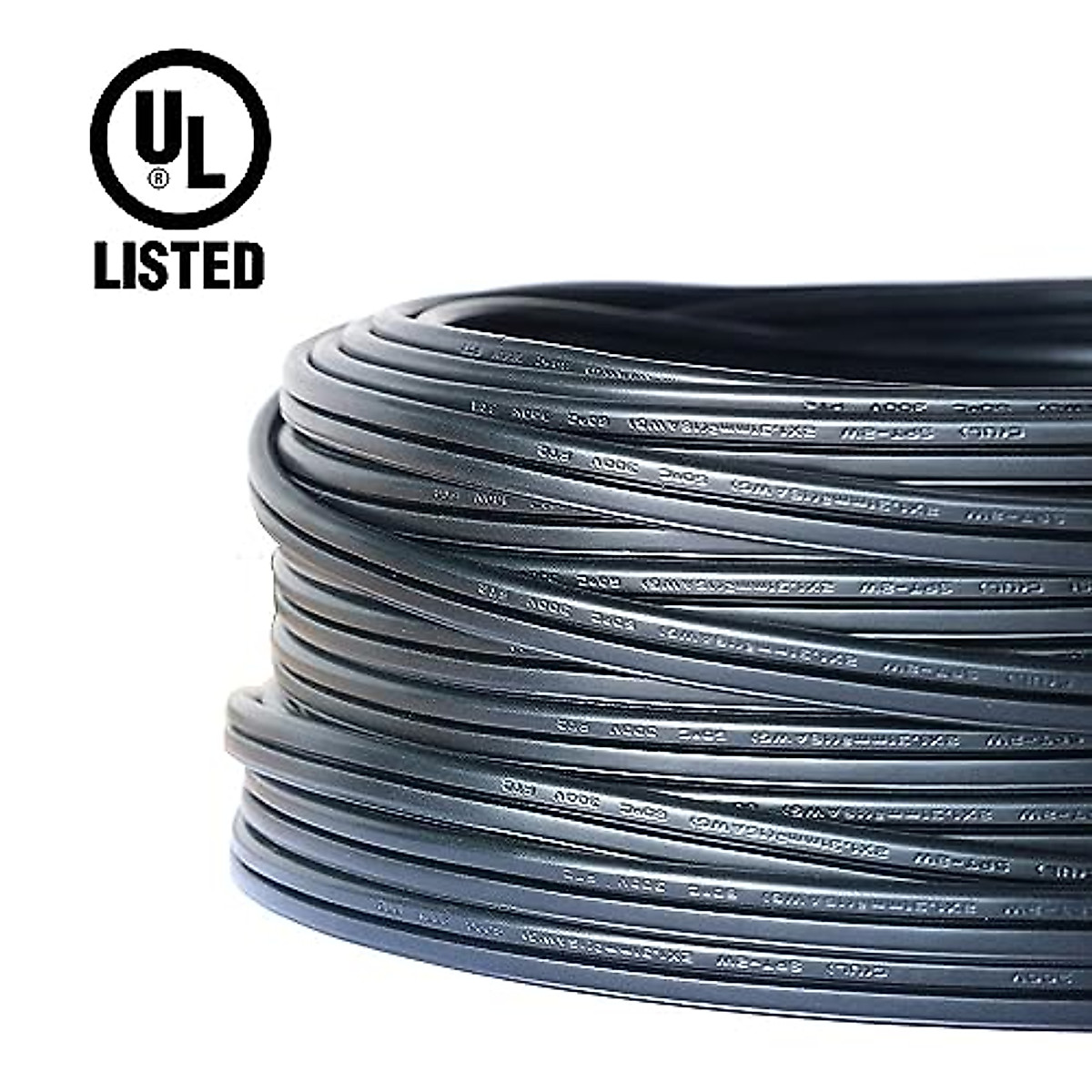 FIRMERST 16/2 Low Voltage Landscape Wire Outdoor Lighting Cable UL Listed 200 Feet