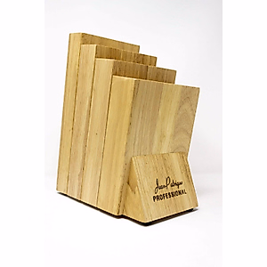 Chef Universal Knife Block Without Knives | 16 Slot | Durable Knife Block & Storage | by Jean Patrique