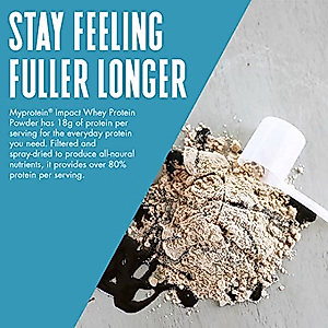 Myprotein Impact Whey Protein Blend, Chocolate Brownie, 5.5 lbs (100 Servings)