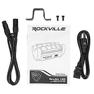 Rockville Spyder LED (8) Beam Moving Head Motorized DMX DJ/Party/Club Pro Light
