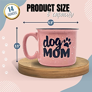 Cute Funny Coffee Mug for Dog Lovers - Dog Mom, Dog Dad, Fur Mama - Unique Fun Gifts for Her, Dad, Mom, Sister, Teacher, Coworkers - Coffee Cups & Mugs with Quotes