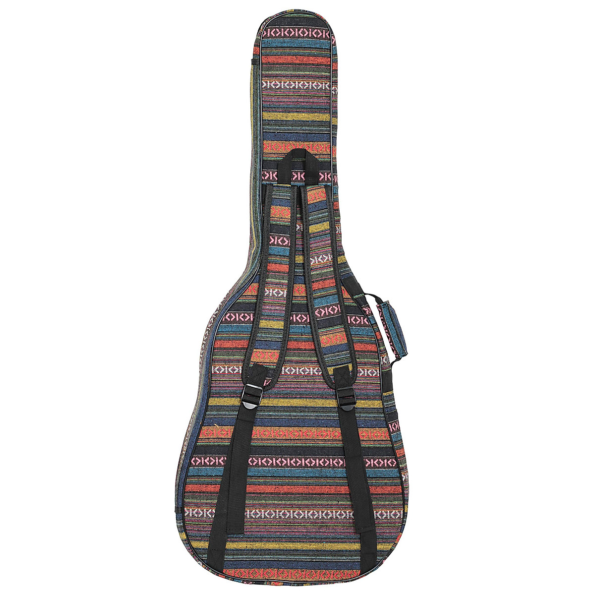 Glenmi Bohemian Acoustic Guitar Case for Girls,Soft Foam Padded 40 41 Inch Guitar Gig Bag Backpack with Neck Protector Pillow Pad,Dual Shoulder Strap&pocket …