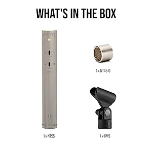 Rode NT55 Multi-Pattern Condenser Microphones, Matched Pair