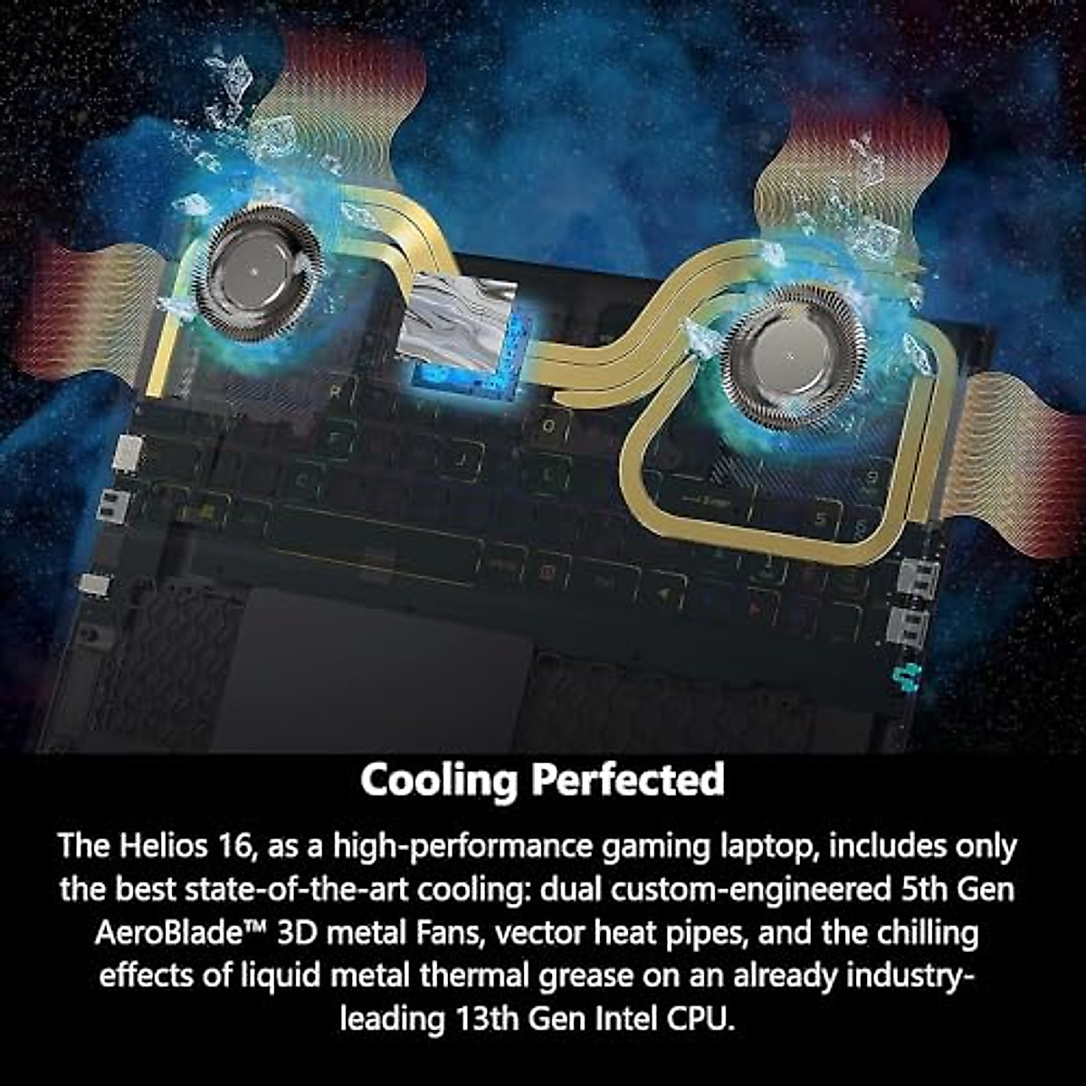 acer Predator Helios-Neo Gaming Laptop - 16" WQXGA 165Hz Display, Intel Core i7-13700HX(16-core), NVIDIA GeForce RTX 4060 Graphics, 16GB DDR5 RAM, 2TB SSD, Backlit Keyboard, Windows 11 Home