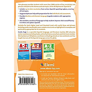 A-Z for Spanish B: Essential vocabulary organized by topic for IB Diploma