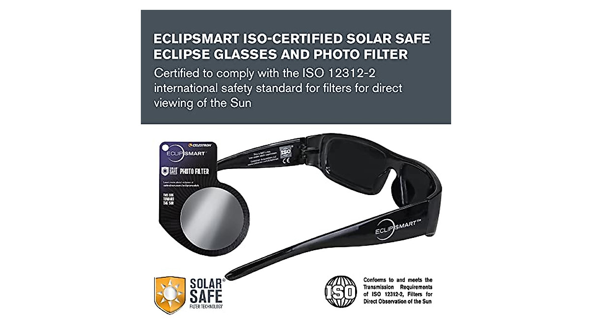 Celestron Solar Eclipse Kit – Safe Glasses & Camera Filters for Viewing ...