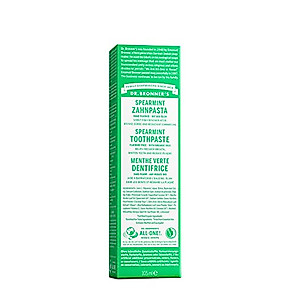 Dr. Bronner’s - All-One Toothpaste (Spearmint, 5 Ounce)