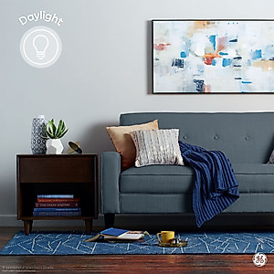 GE LED Light Bulbs, 60 Watt, Daylight, A19 (4 Pack)