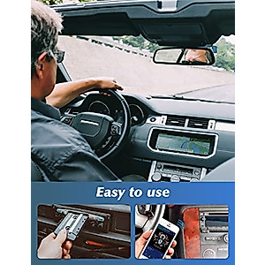 Elook 2023 Car Cassette Aux Adapter Kit, with Upgraded Smartphone to 3.5 mm Headphone Jack Adapter for Phone, MP3 ect. Black