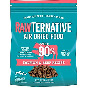 Grandma Mae's Country Naturals RawTernative Air Dried Dog Food. (5OZ Salmon & Beef)