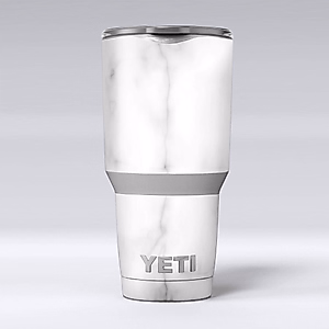 Design Skinz Slate Marble Surface V51 - Skin Decal Vinyl Wrap Kit Compatible with The Yeti Rambler Cooler Tumbler Cups