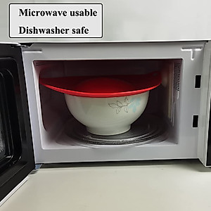 LINFON Boil Over Protector Boil Over Universal Lid Fits Openings 6" to 10" in Diameter