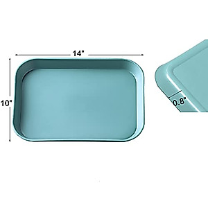 Serving Tray, Serving Platter-2pack Rectangle Serving Decoration Trays for Home, Diner Room,Coffee Shop, Commercial Kitchen, Restaurant, & Hotel