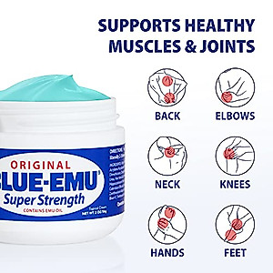 Blue Emu Muscle and Joint Deep Soothing Original Analgesic Cream, 1 Pack 2 oz