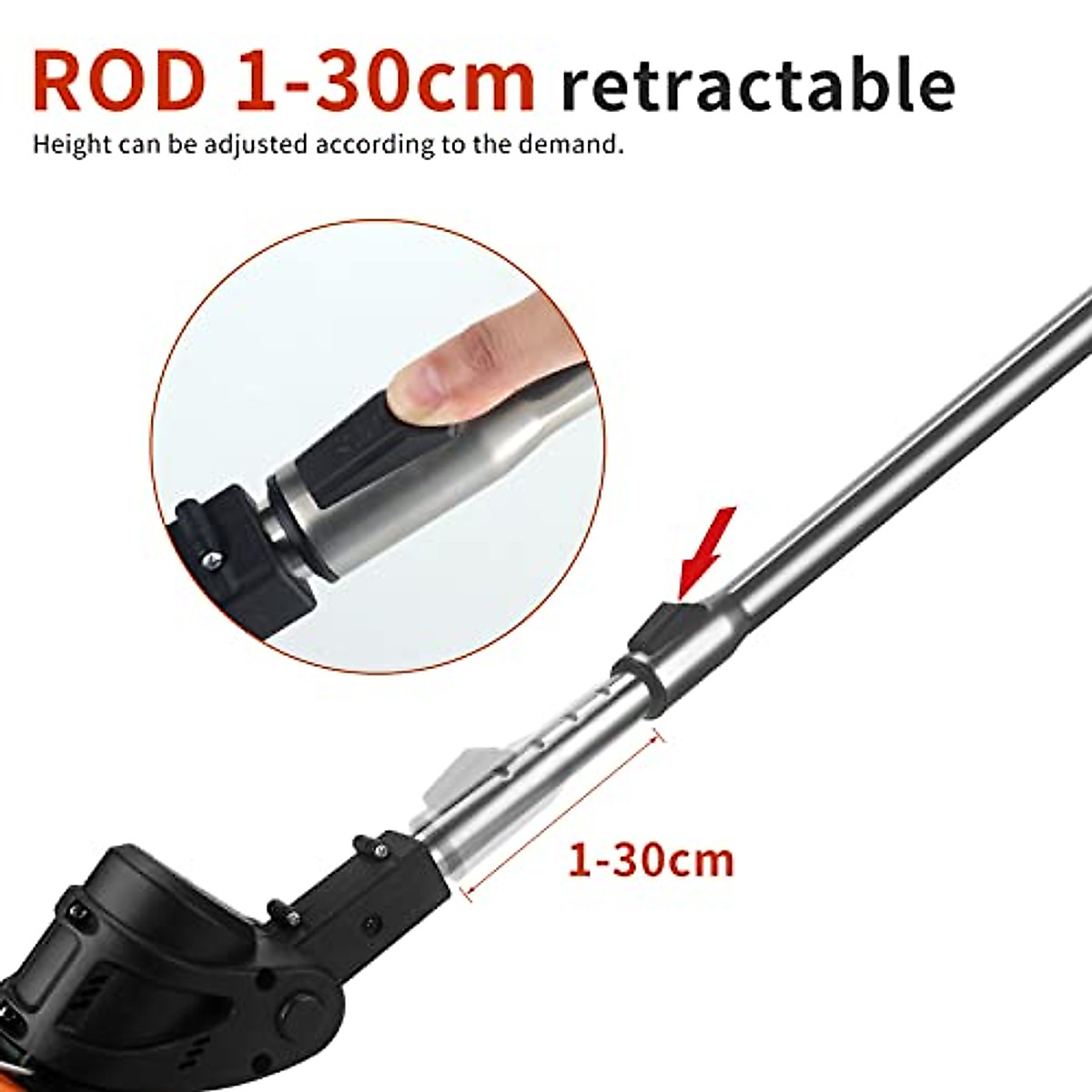 Weed Wacker Battery Powered ，Electric Weed Wacker 21v Cordless Weed Eater with Battery and Charger for Weed-Wacking Grass and Yard