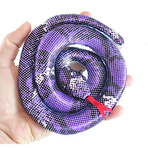 Curious Minds Busy Bags 5 Reptile Set - Sand Filled Animal Toy - Snake, Turtle, Lizard, Alligator, Frog- Heavy Weighted Sandbag Animal Plush Bean Bag Toss - Shimmering Glitter