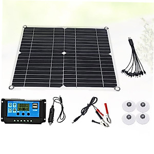 Yardenfun 1 Set Solar Panel Controller Set Solar Battery Maintainer Outdoor Solar Charger Solar Cell Panel with Controller USB a Charger Solar Charger Panel The Pet Crystal Miniature V5