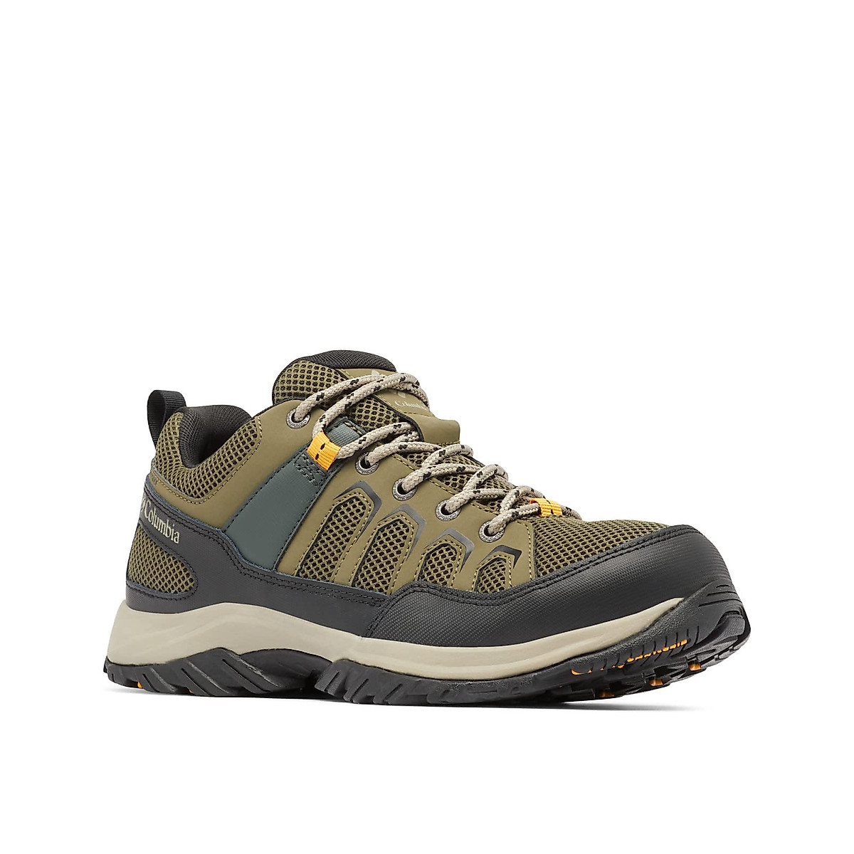 Columbia Men's Granite Trail Waterproof, Peatmoss/Kettle, 9