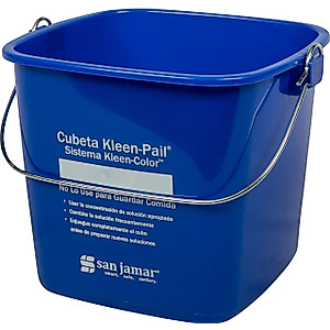 Carlisle Paddles San Jamar KP320GN Kleen-Pail Commercial Cleaning Bucket, 10 Quart, Green