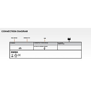 DSE855 USB to Ethernet Communications Device | Built-in Web Server or MODBUS TCP | DSE0855-01 Original - Made in UK