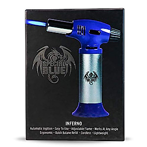 Special Blue Inferno Professional Butane Torch (Silver)