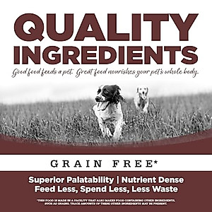 NutriSource Prairie Select Grain-Free Dog Food, Made with Quail and Duck, 15LB, Dry Dog Food