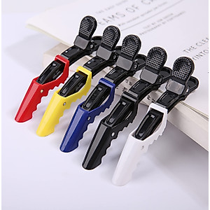 HH&LL 30pcs Alligator Styling Sectioning Hair Clips (15 Colors)
