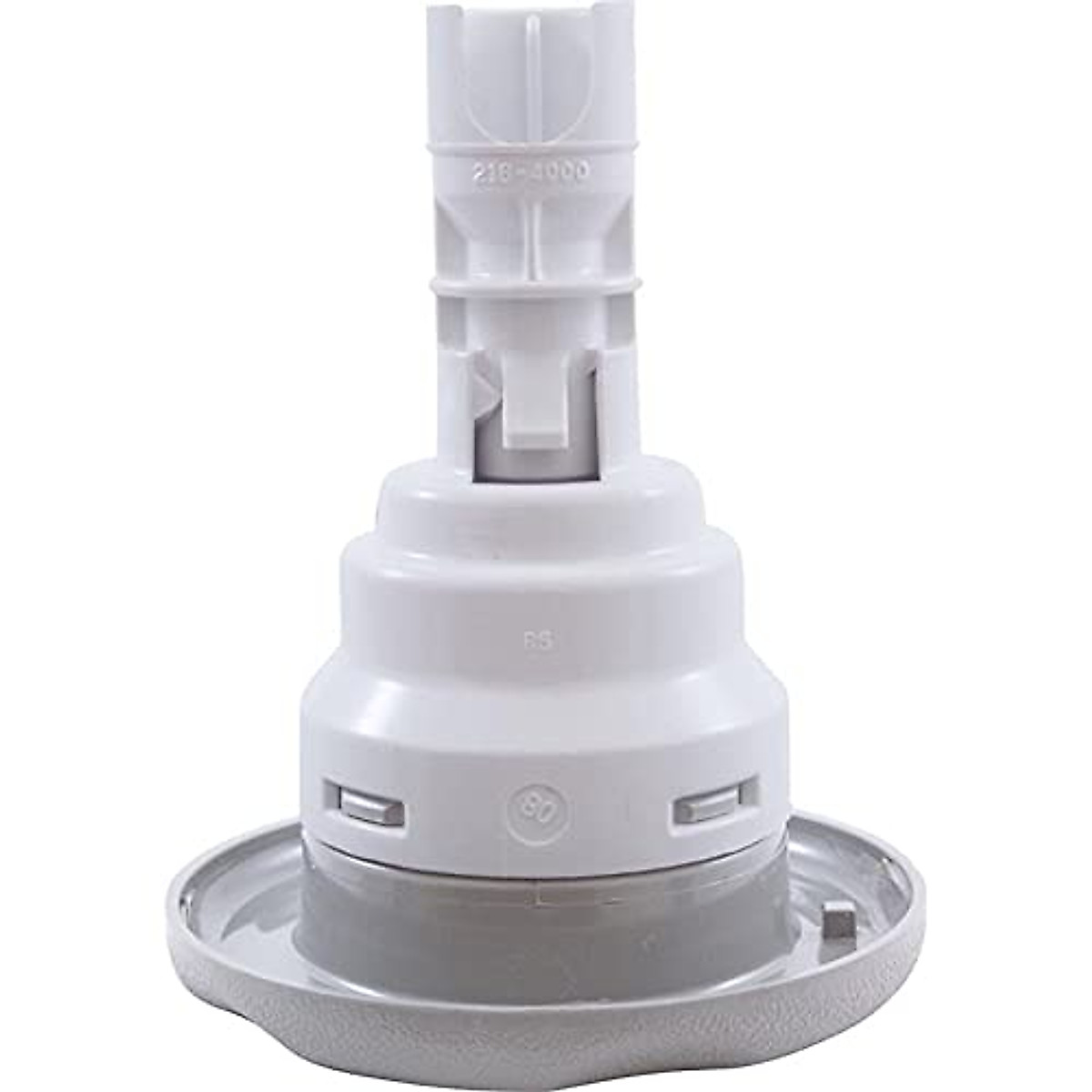 Waterway Plastics Jet Intl, WW Poly Storm,3-3/8"fd,Dir,Text Scal,Sterling Silver