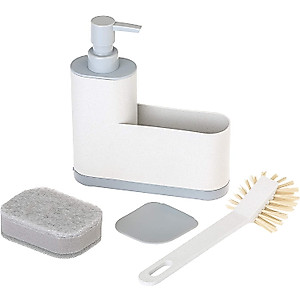 VIGAR 4 Piece Sink Set, Light Grey, Mediano