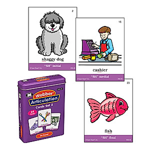 Super Duper Publications | Articulation SH Sound Fun Deck | Vocabulary and Language Development Flash Cards | Educational Learning Materials for Children