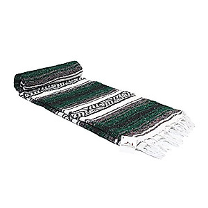 Mexican Beach Artisan Made Blanket Throw 4.6ft X 6.6ft Throw Yoga Roll Sanyork (Tm)000011