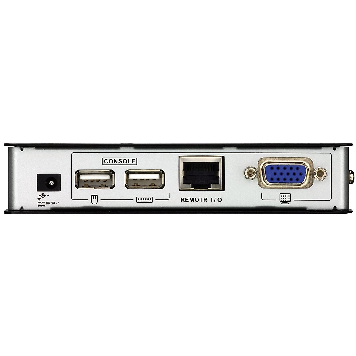 ATEN CE700A Console Extender USB VGA KVM Extender CAT5 up to 500ft - Built in ESD - Includes 2x Power Adapters for Local and Remote Unit, KVM Cables and Rack Mount kit