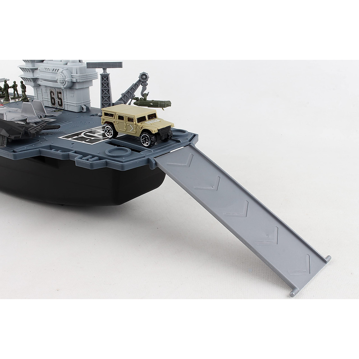 Daron Worldwide Trading Aircraft Carrier BP96243 Playset ,for 36 months to 180 months Gray