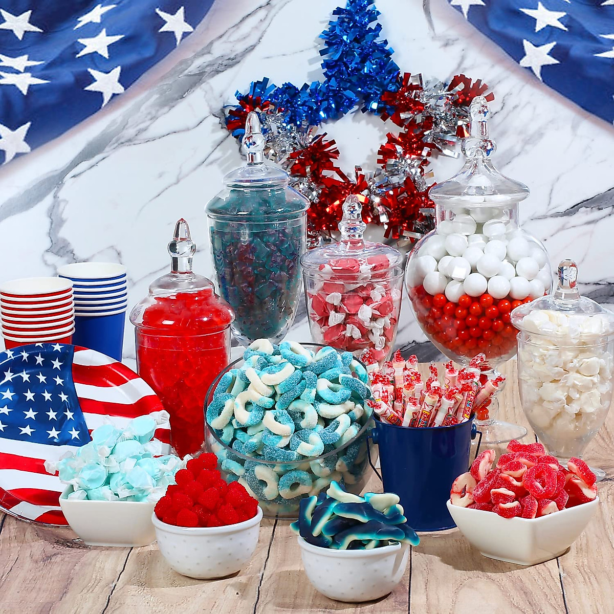 Smarties Candy - 3.2 Pounds - Parade Throws Candy Rolls - Individually Wrapped Smartee - Original Flavor - Red Bulk Candy - Goodie Bag Filler Candies - Pinata Candy