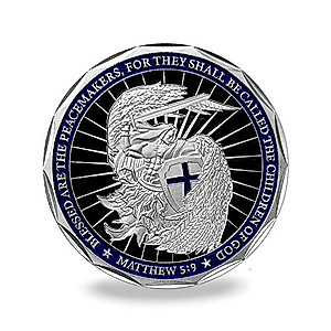 St Michael Police Challenge Coin Police Officers Prayer Coin