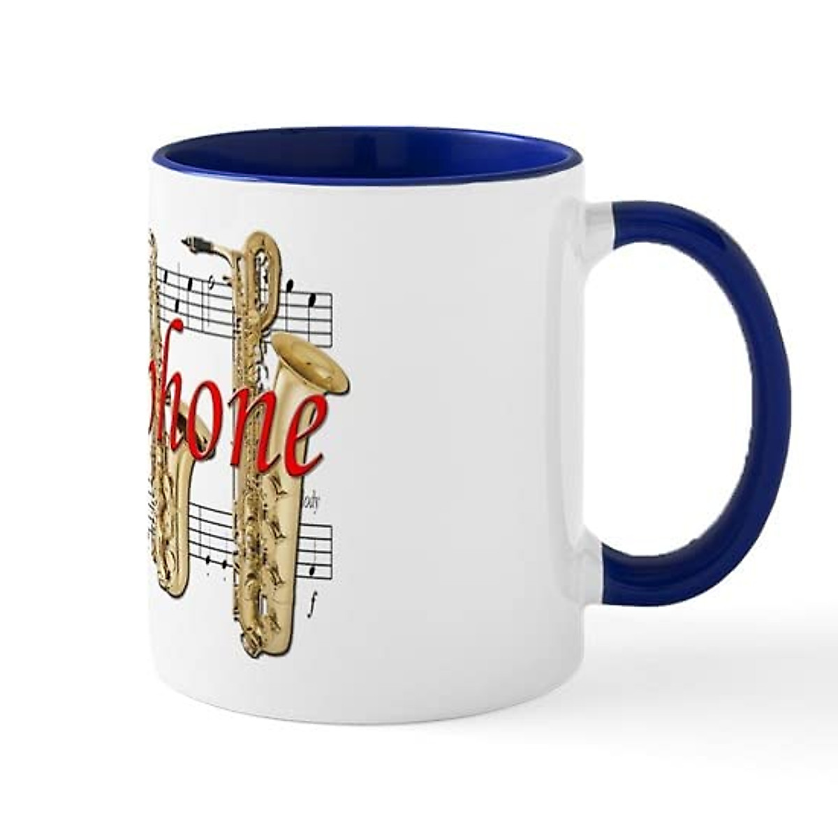 CafePress Saxophone Mug Ceramic Coffee Mug, Tea Cup 11 oz