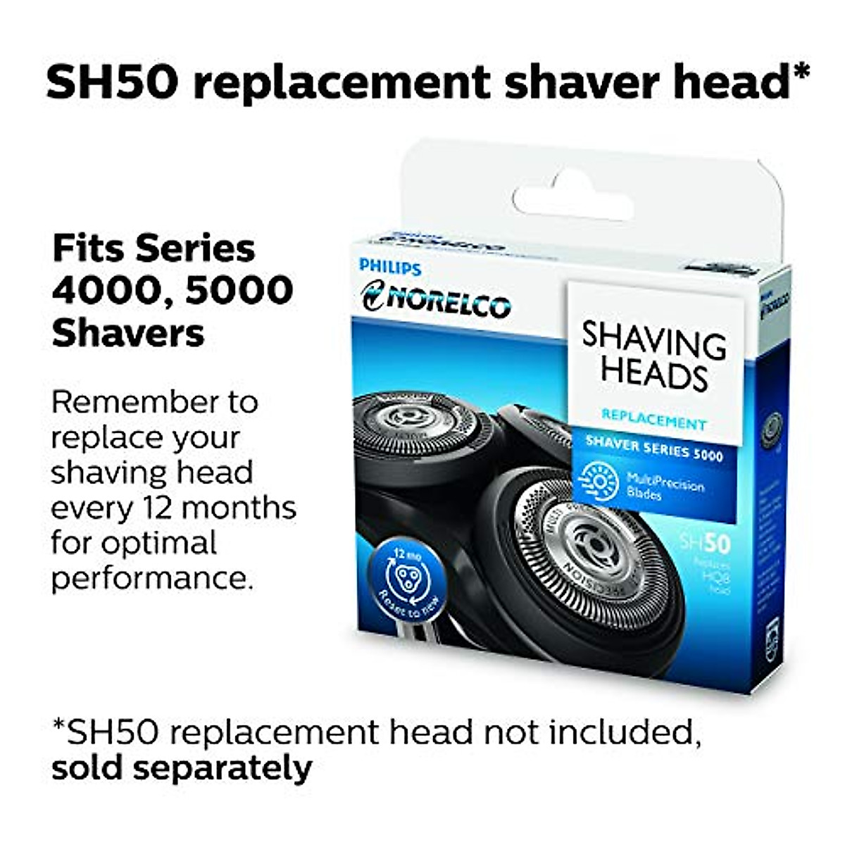 Philips Norelco Electric Shaver 5500 Wet & Dry,S5370/81, with Turbomode and Precision Trimmer