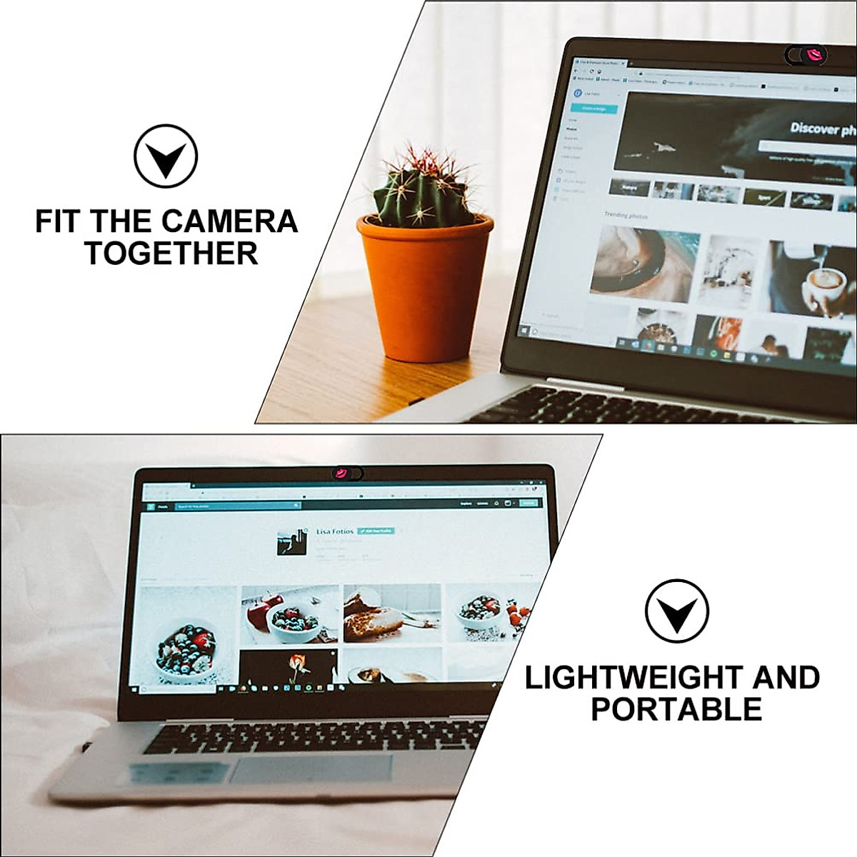 SOLUSTRE 18 Pcs Camera Privacy Cover Visual Privacy Cover Webcam Blocker Sticker Animal Privacy Lens Cover Camare Cover Sticker Camera Cover Slide Webcam Slide Tablet abs Slider Ultra Thin