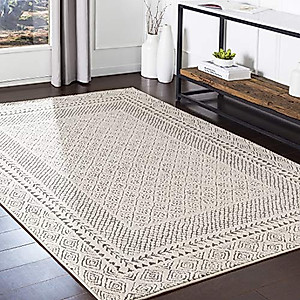 Artistic Weavers Melodie Boho Farmhouse Area Rug,5'3" x 7'3",Beige