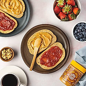 GOOD GOOD Creamy Peanut Butter Keto Friendly - Low Carb & No Added Sugars - Vegan - No Palm Oil or Preservatives - Non-GMO - 12 oz / 340g (Pack of 1)