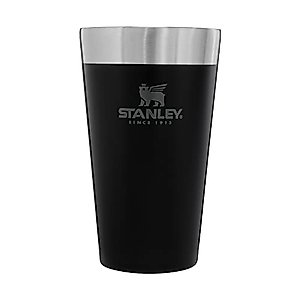 Stanley Aluminum STA2282053 The Stacking Beer Pint Matte Black 16OZ / .47L