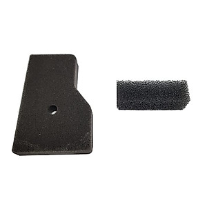 HQRP Cleaner Element & Outer Filter compatible with Honda EB2000i, EB2000iT1, EU2000i, EU2000iT1, EU2000iK1 Generators, Parts 17211-Z07-000 17218-Z07-000 Replacement