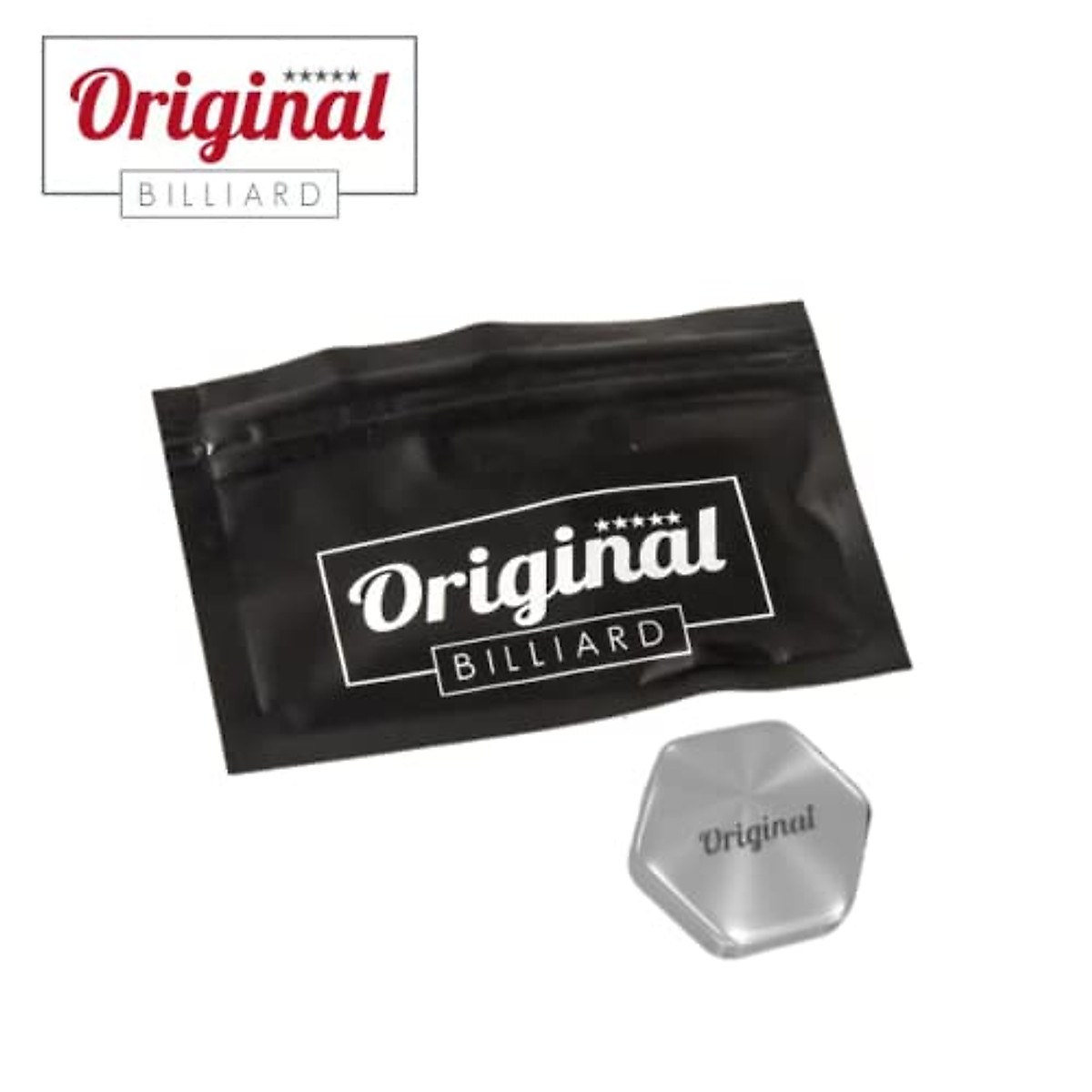 Original Chrome Chalk Holder (Hexagon), Metallic