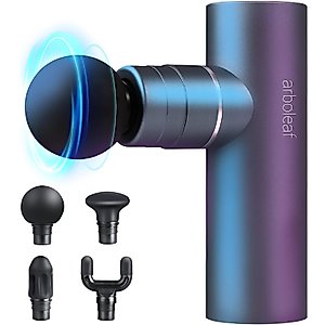 arboleaf Mini Massage Gun, Percussion Deep Tissues Muscle Massager, Full-Metal Travel Massage Gun, Portable Handheld Massager, Compact Sports Massager for Office Gifts for Him, Home, Athletes