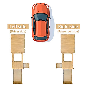 SHIWAGIN Overland Kitchen, Vehicle Camping Table with Drawer, for SUV/Trunk Bed/Storage, for up to 2 Burners Camp Stove, Folding, pullout, Pull Out