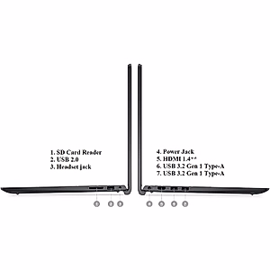 DELL 2023 Inspiron 15 Business Laptop, 15.6" 1920x1080 FHD, Intel i5-1135G7 2.4 GHz, 16GB, 512GB SSD Intel Iris Xe Graphics,Webcam, WiFi,Bluetooth, Carbon Black, Win 11 Pro