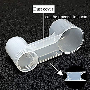 kathson 20 Pcs Bird Drinker Feeder Plastic Soda Pop Water Bottle Cup Ideal for Chicken Pigeons Birds Feeder Trough Animal Feeding Accessories