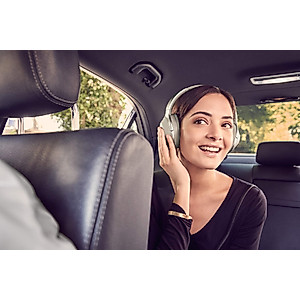 Sony Noise Cancelling Headphones WH1000XM2: Over Ear Wireless Bluetooth Headphones with Microphone - Hi Res Audio and Active Sound Cancellation - Gold (2017 model)